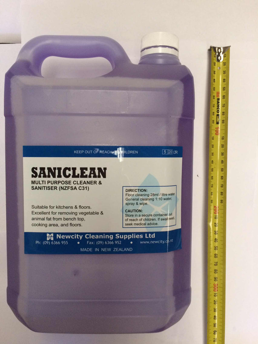 Saniclean Multi Purpose Cleaner&Sanitizer 5L 消毒液 5升/桶 – hiya nz
